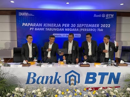 Laba Bank BTN Melonjak 50% Menjadi Rp2,28 triliun