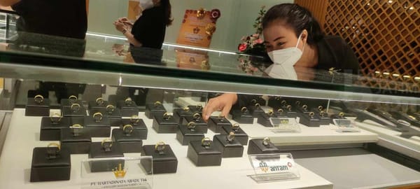 HRTA Ekspor 1,90 Ton Perhiasan Emas ke India Rp1,7 Triliun